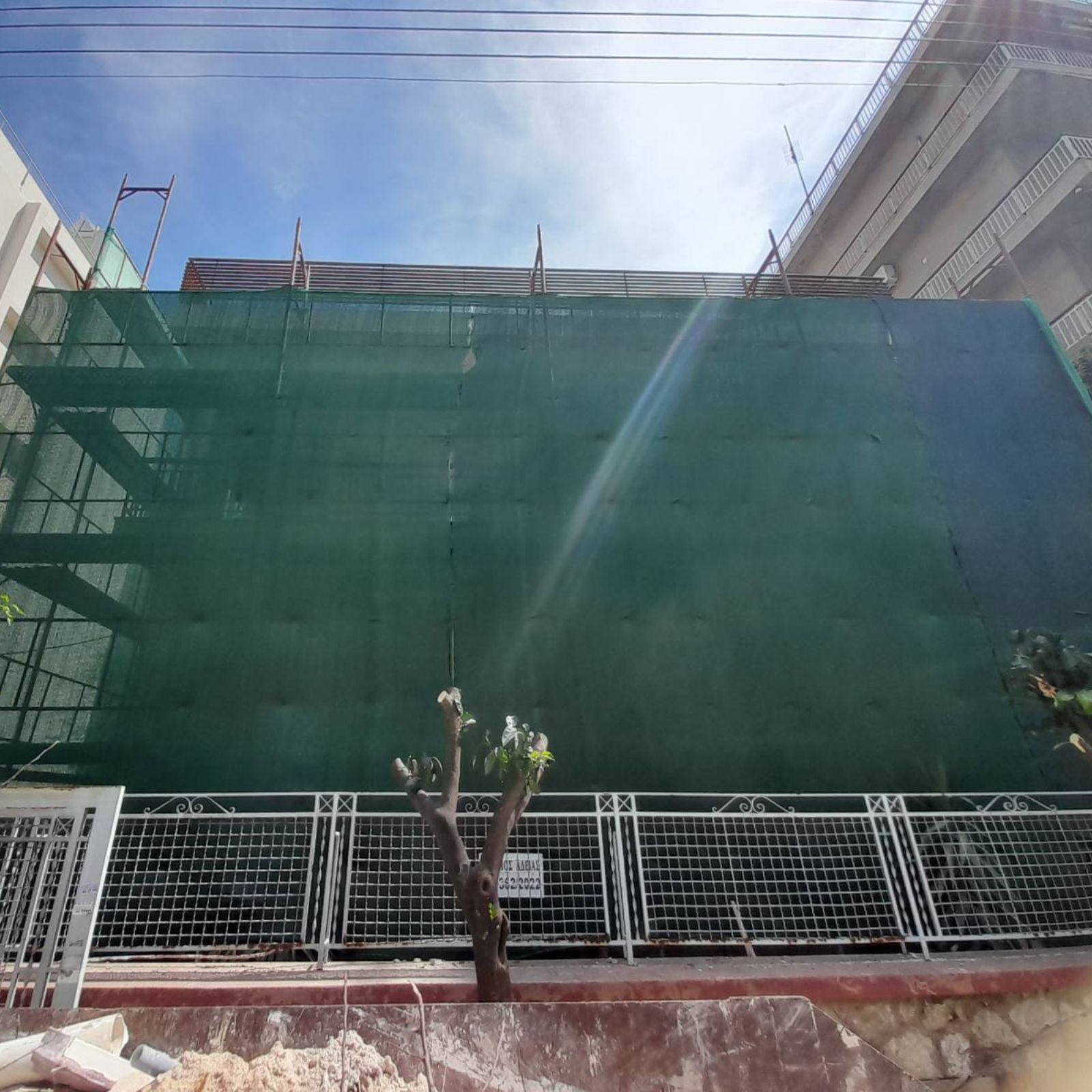 Ενοικίαση Σκαλωσιάς σε Μονοκατοικία στο Ψυχικό